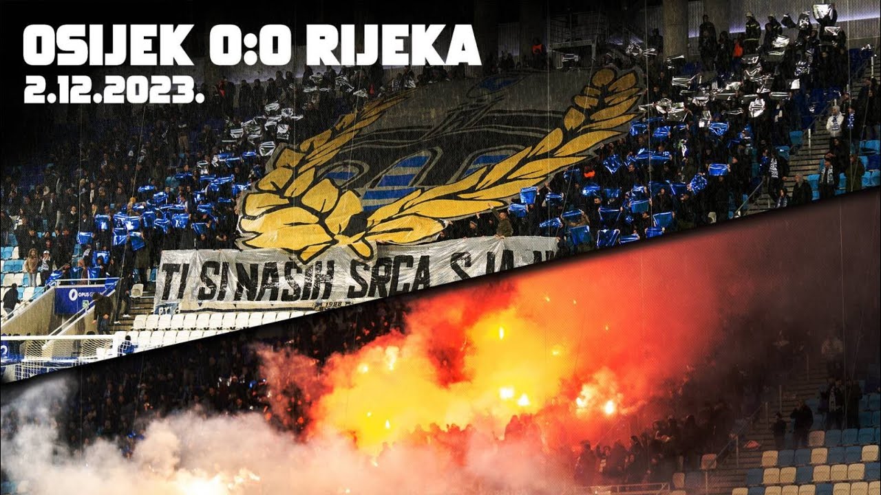 Osijek 0:0 Rijeka 2023./24. | KOHORTA - YouTube