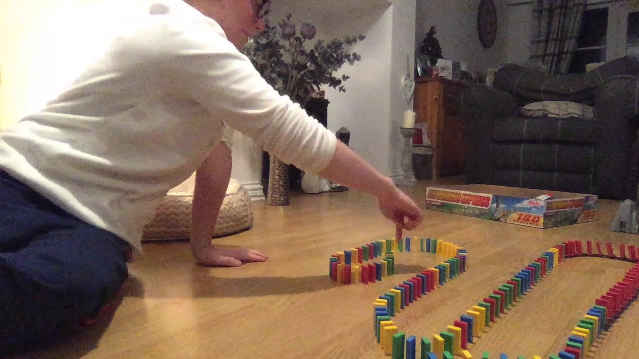 My first Domino run Challenge. - YouTube