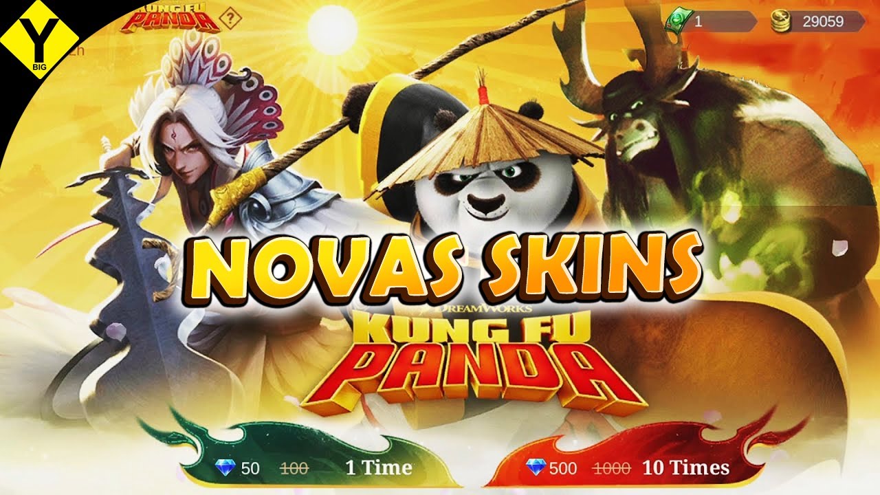 AS NOVAS SKINS DO KUNG FU PANDA | Mobile Legends: Bang Bang - YouTube