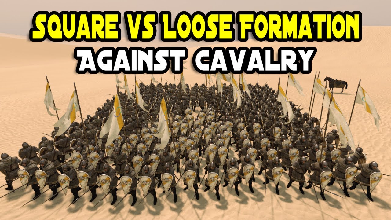 Mount & Blade 2: Bannerlord Square Formation vs Loose Formation Against ...