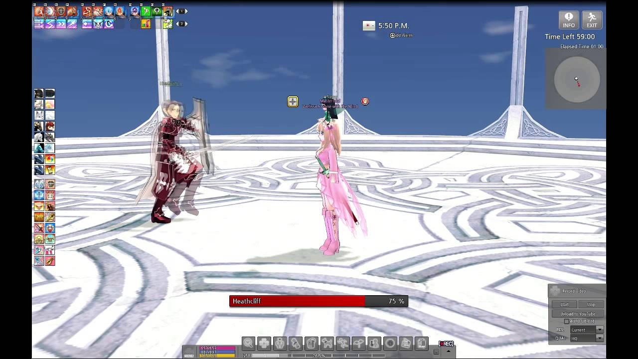 Mabinogi Sword Art Online event - final epic boss battle. - YouTube