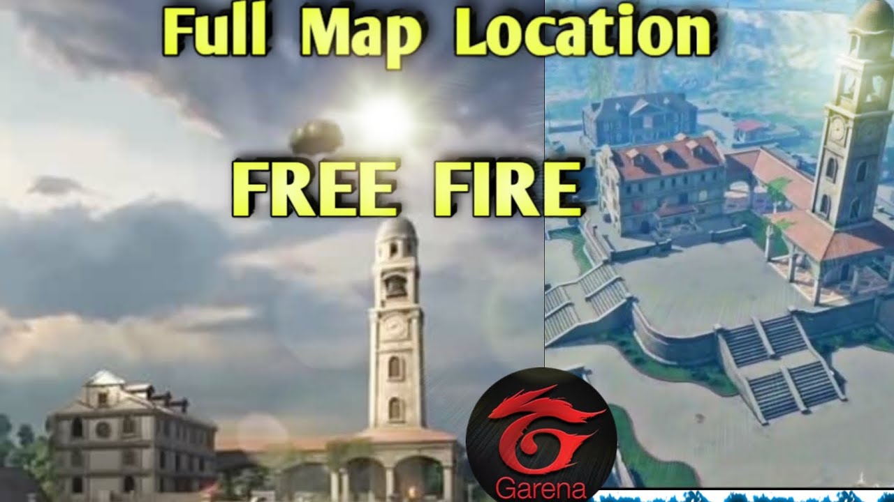 Garena Free fire Full map 🌏 Location Amazing Free fire Beautiful ...