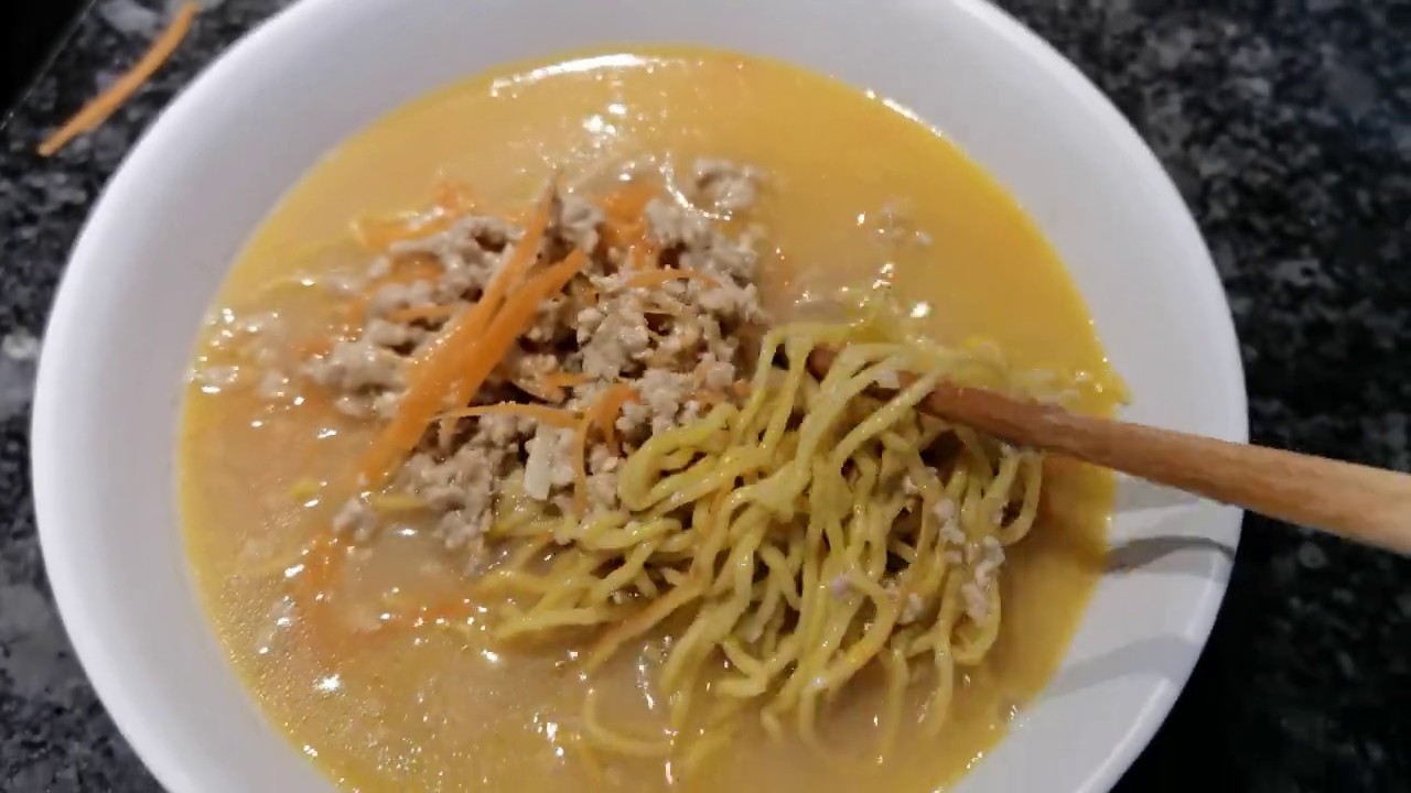 How to make basic ramen noodles at 35% hydration - YouTube