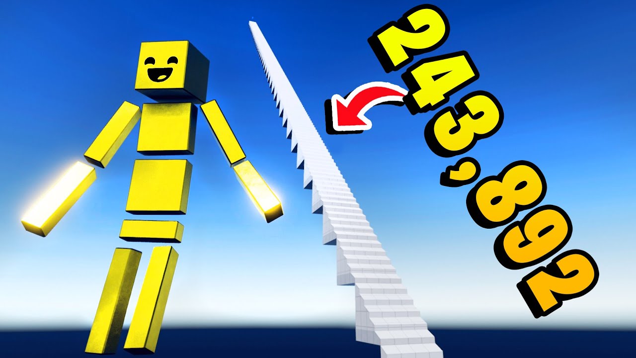 I Fell Down 243,892 Stairs From Space in Fun With Ragdolls - YouTube
