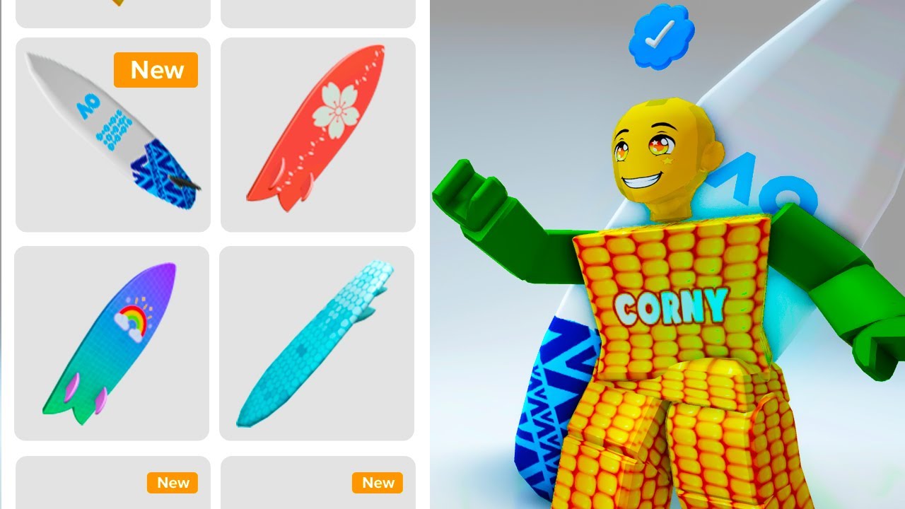 HURRY! GET THIS NEW FREE ROBLOX SURFBOARD ITEM NOW! - YouTube