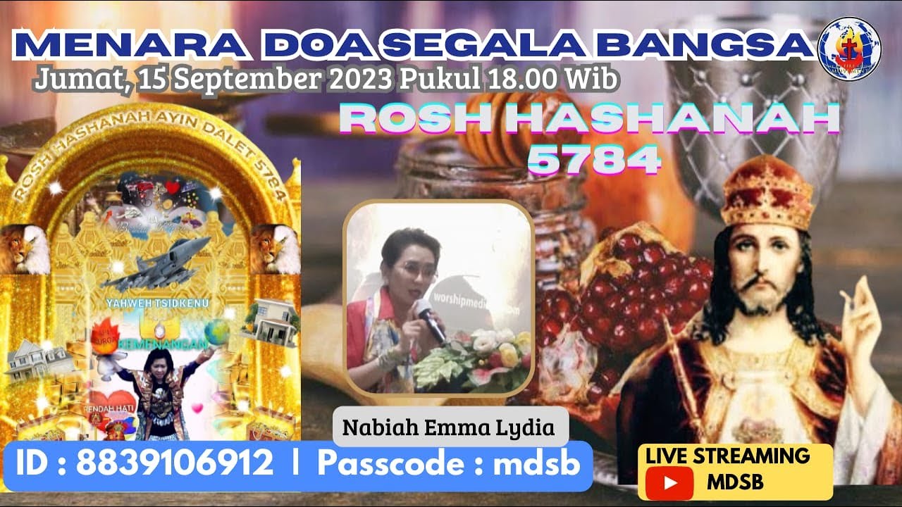 HAPPY ROSH HASANAH 5784 TAHUN PEY DALET 15 SEPT 2023 Oleh : Nabiah Emma ...