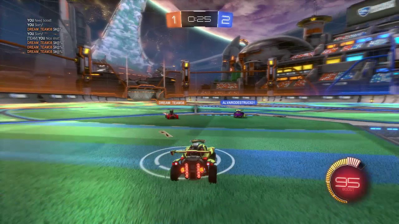 Rocket League Ranked 2s. 2vs1 - YouTube