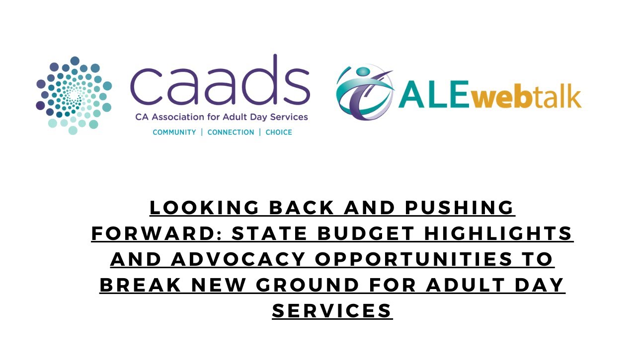 Looking Back and Pushing Forward State Budget Highlights and Advocacy ...