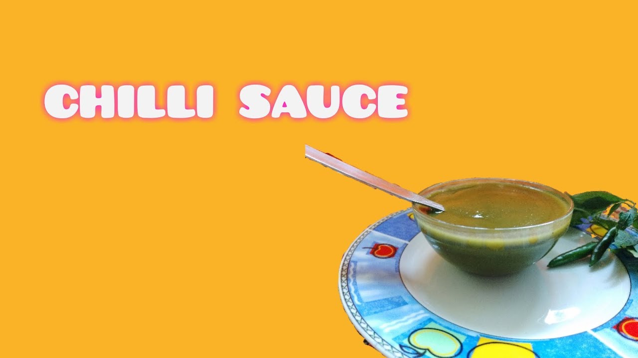 Chilli sauce||Sauce||Green chilli||Spicy chilli - YouTube