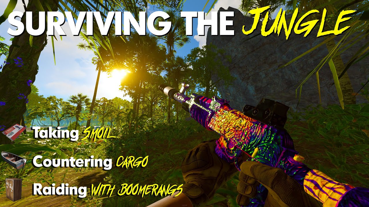 SURVIVING the NEW JUNGLE SOLO | 14,000 hours - Vanilla Rust - YouTube