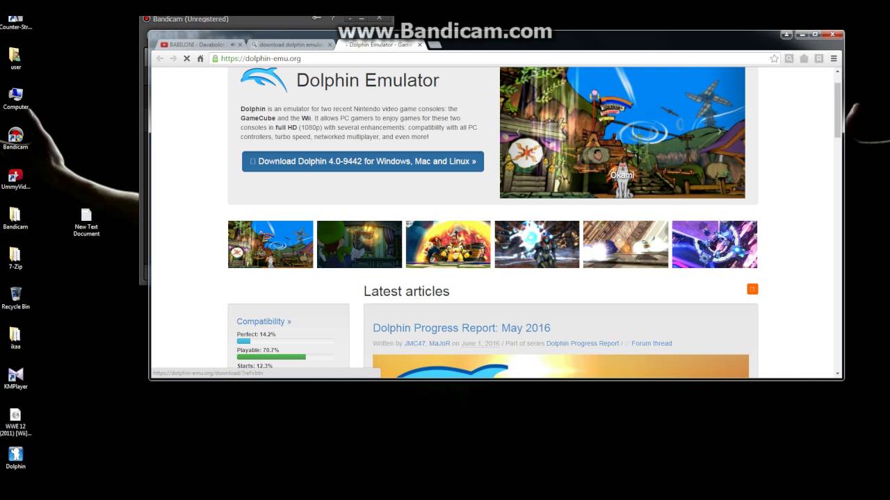 rogor gadmovwerot dolhin emulator - YouTube