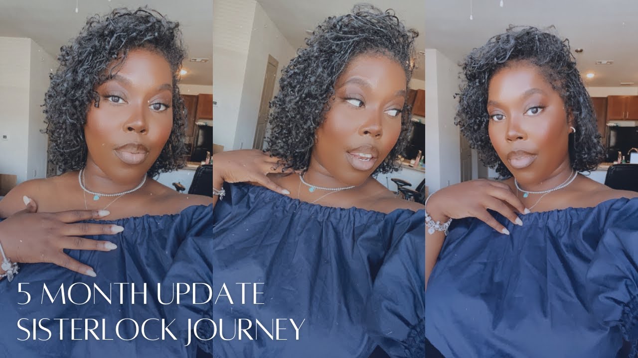 5 Month Sisterlock Update (Fine/ Low Density Hair) - YouTube