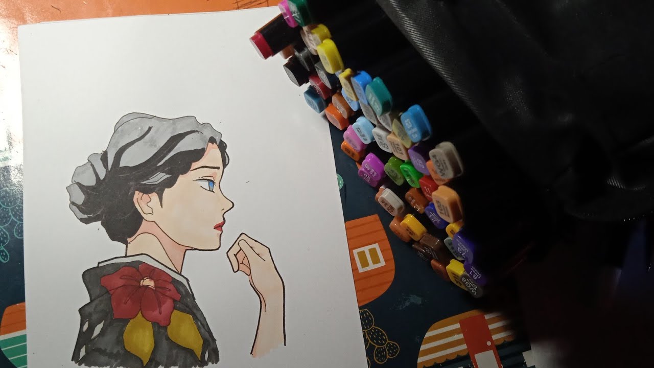 draw tamayo from kimetsu no yaiba for newbie #drawing #kimetsunoyaiba # ...