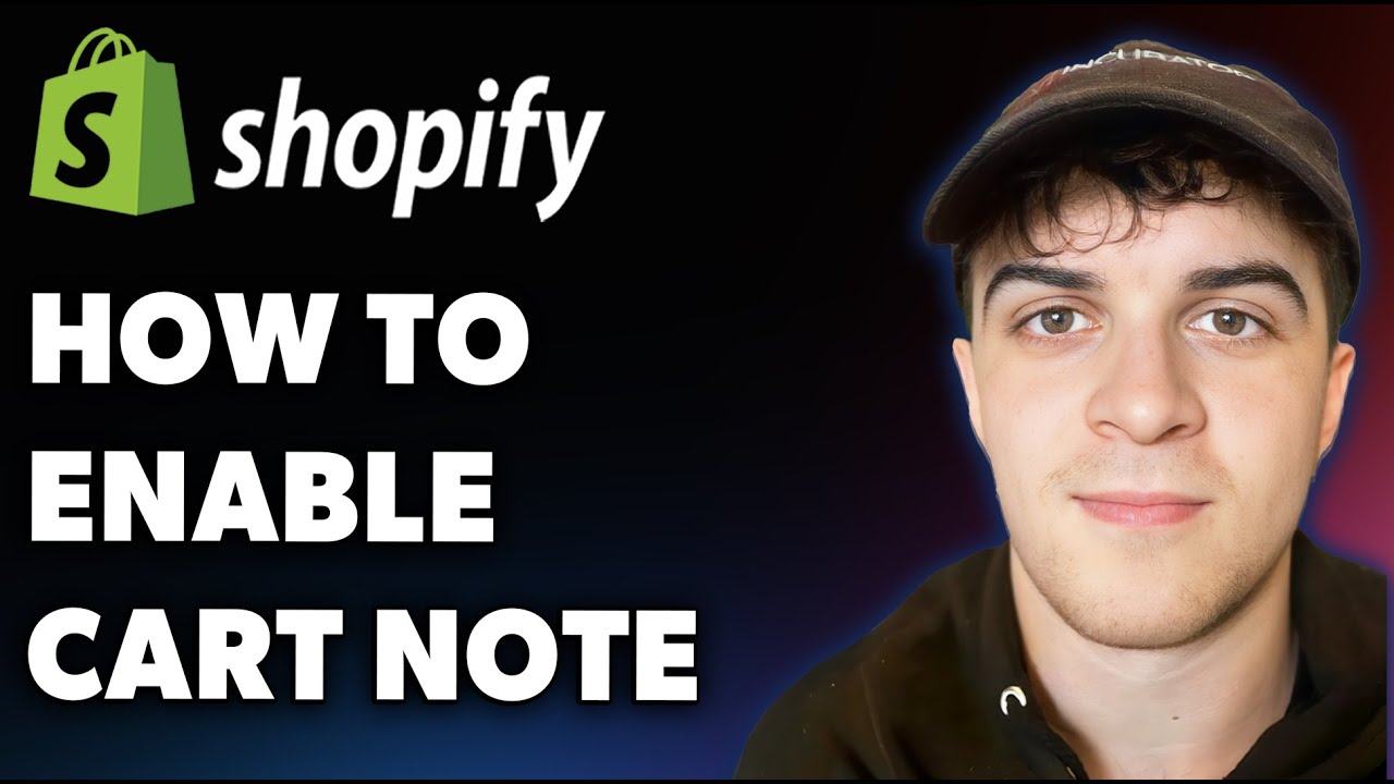 How to Enable Cart Note in Shopify Dawn Theme (Full 2025 Guide) - YouTube