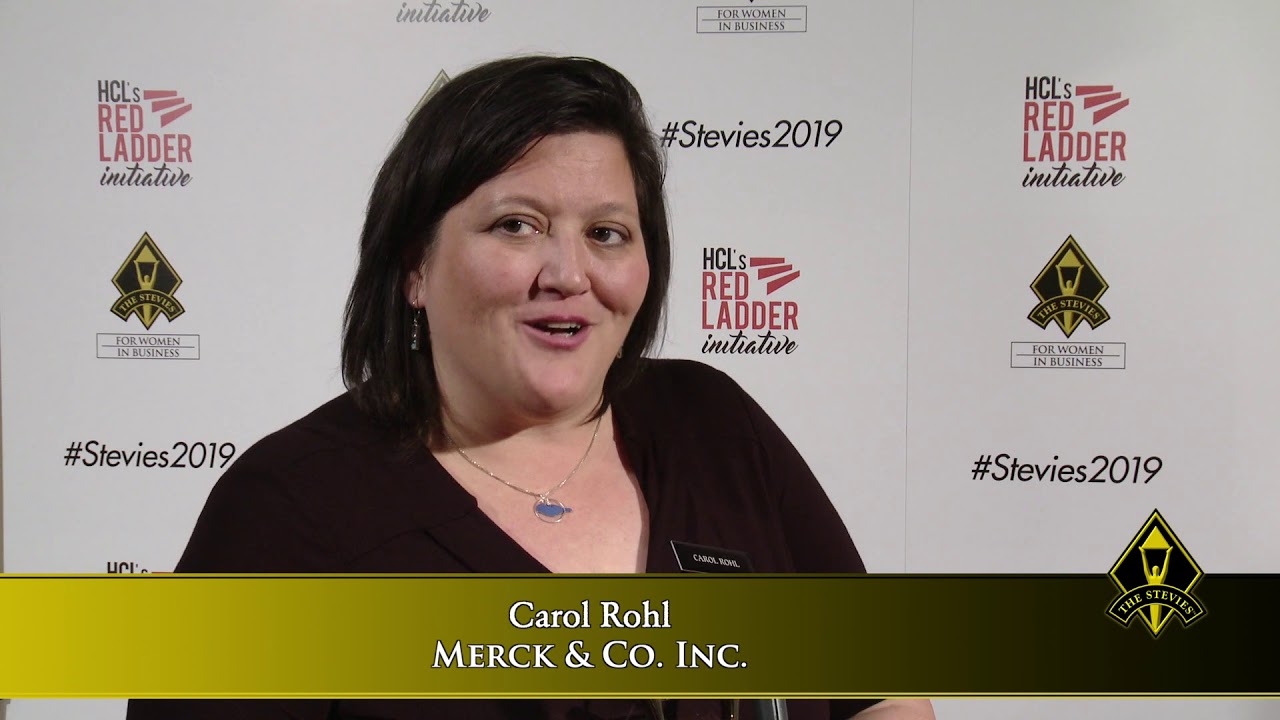 Merck & Co Inc., Carol Rohl wins in the 2019 Stevie® Awards for Women ...