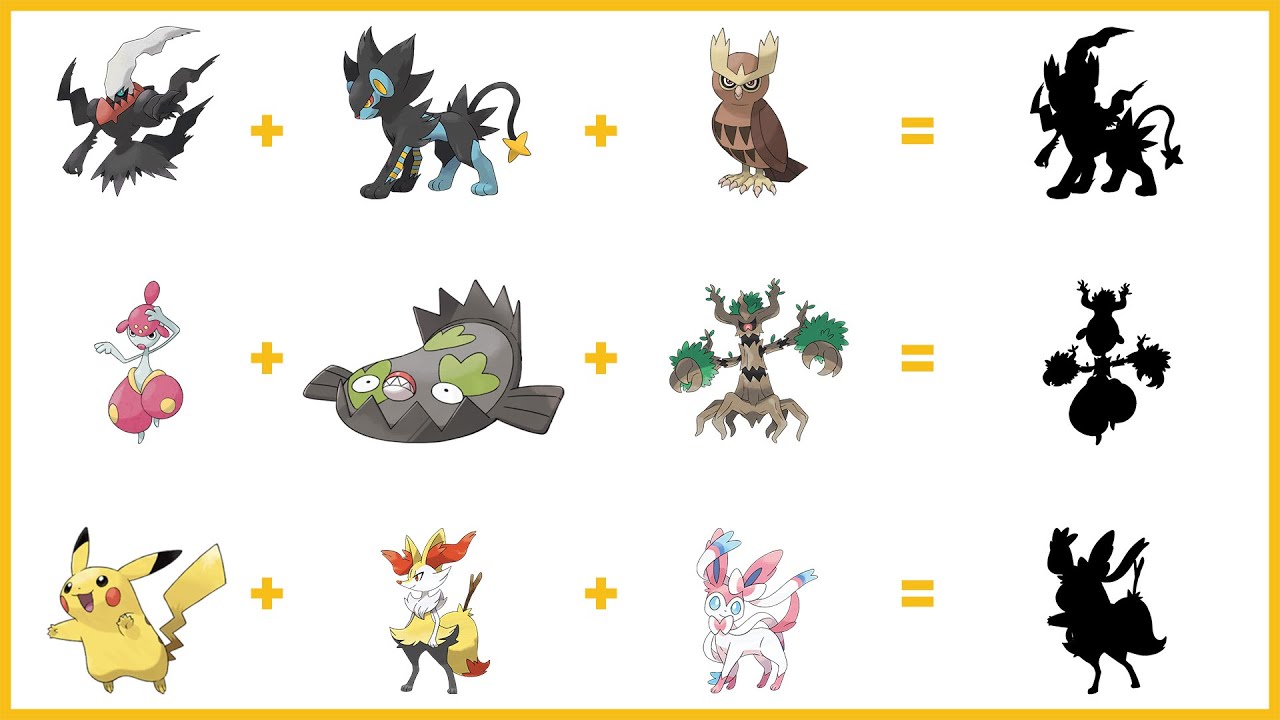 Pokemon Fusion Compilation #101 | sylveon | braixen | pikachu ...