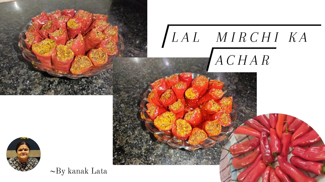 Lal mirchi ka Achar|Stuffed red chilli pickle| Mirchi ka Achar|Pickle ...