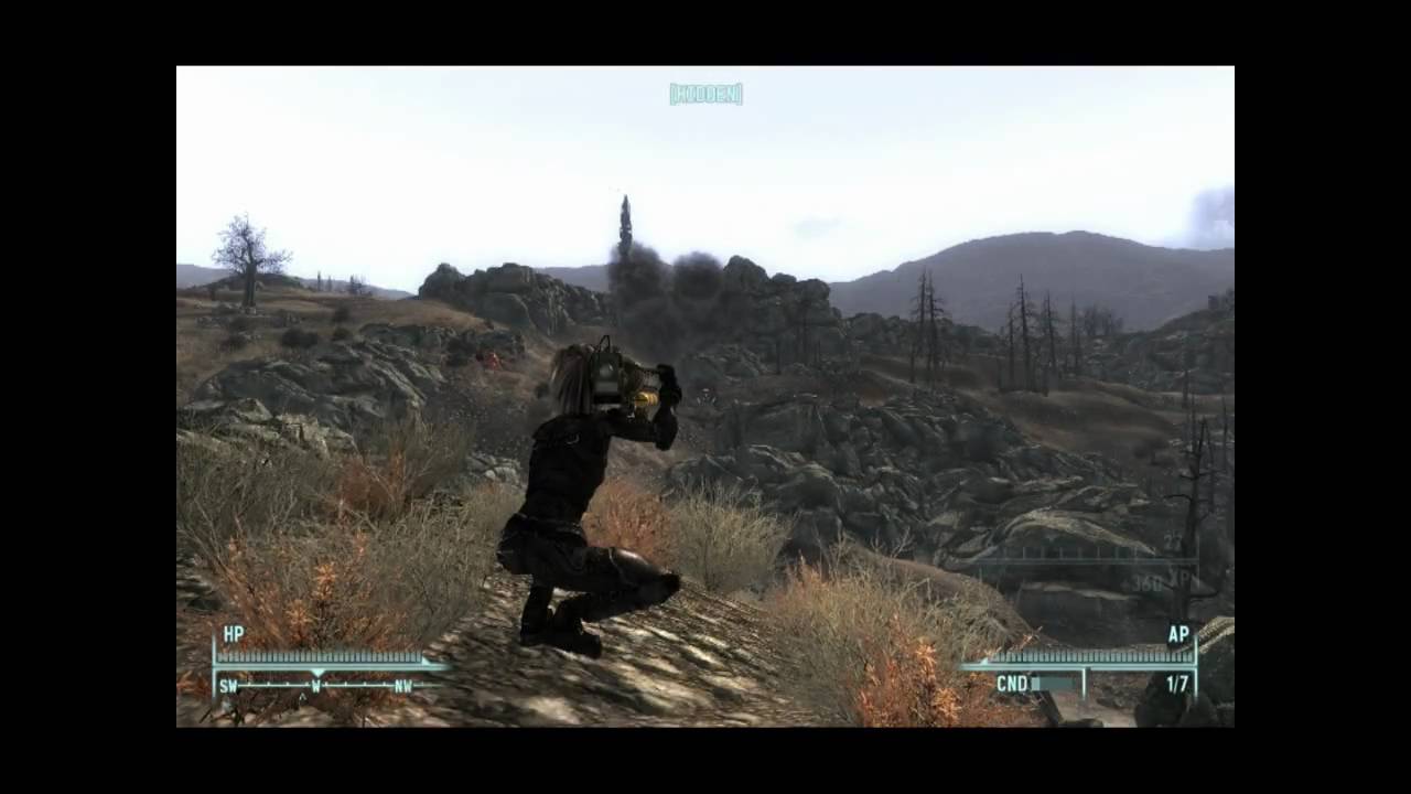 Fallout 3 - Sniping in VATS - YouTube