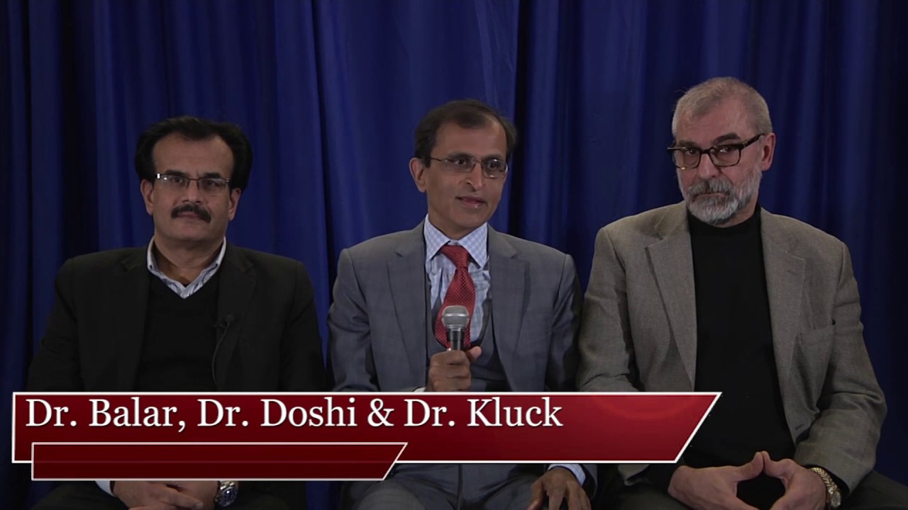 Dr Parag Doshi, Dr. Nilesh Balar, and Dr. Brian Kluck discussing C3 ...