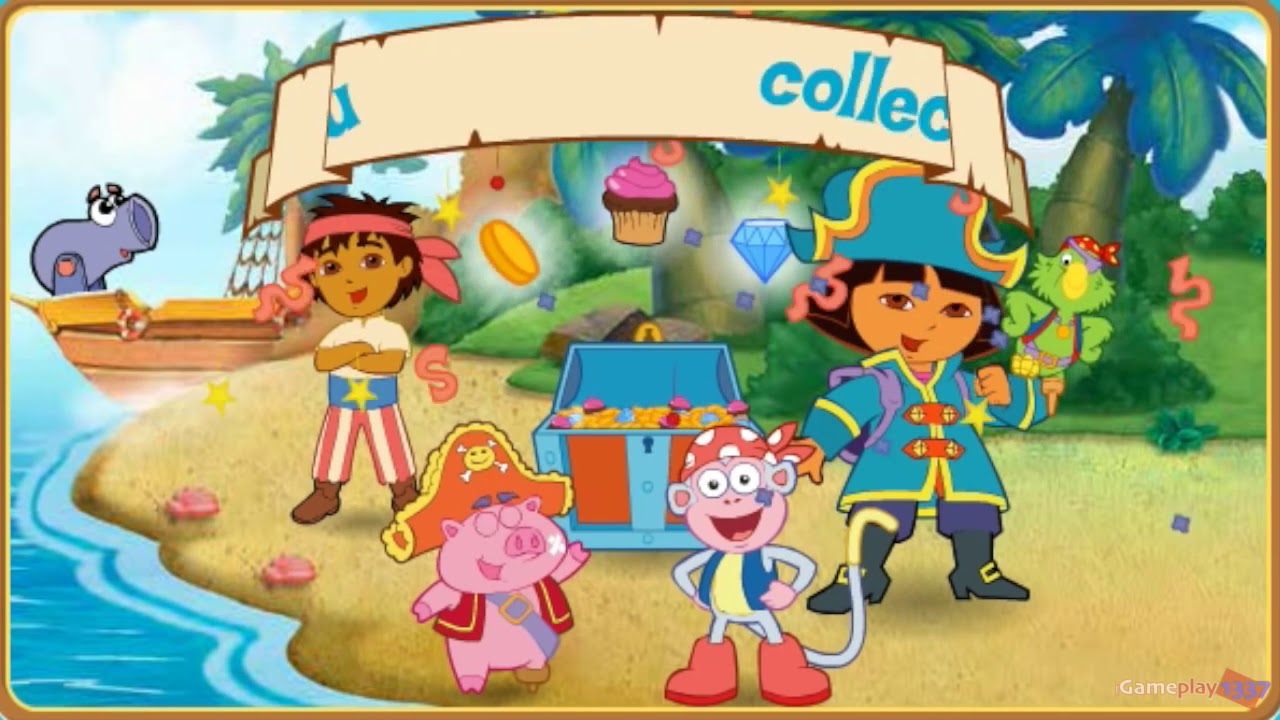 Dora's Pirate Boat Treasure Hunt Dora the Explorer New Game Walkthrough ...
