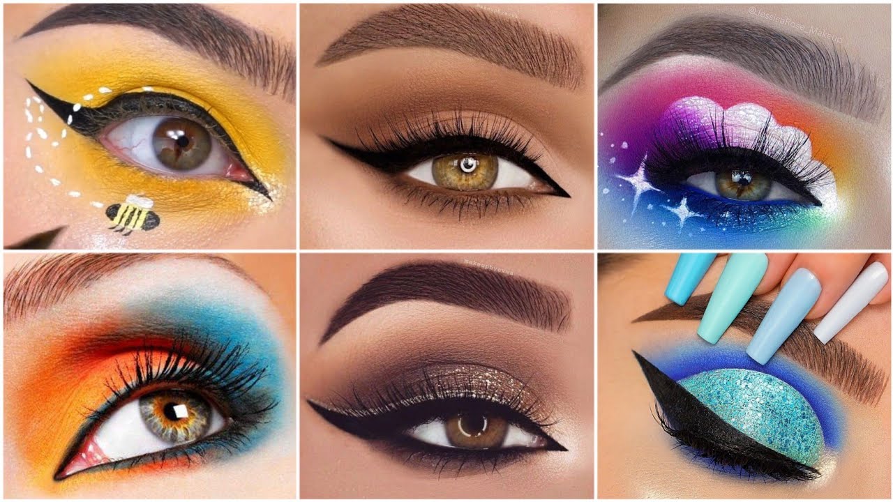 Tutoriais de Maquiagem para os Olhos | Glam Makeup Tutorial Compilation ...