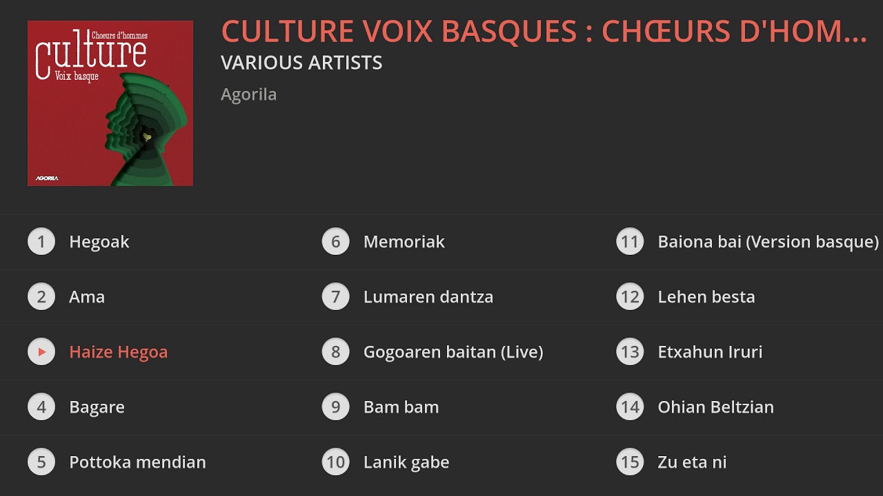 L'essentiel de la Chanson Basque - YouTube Music