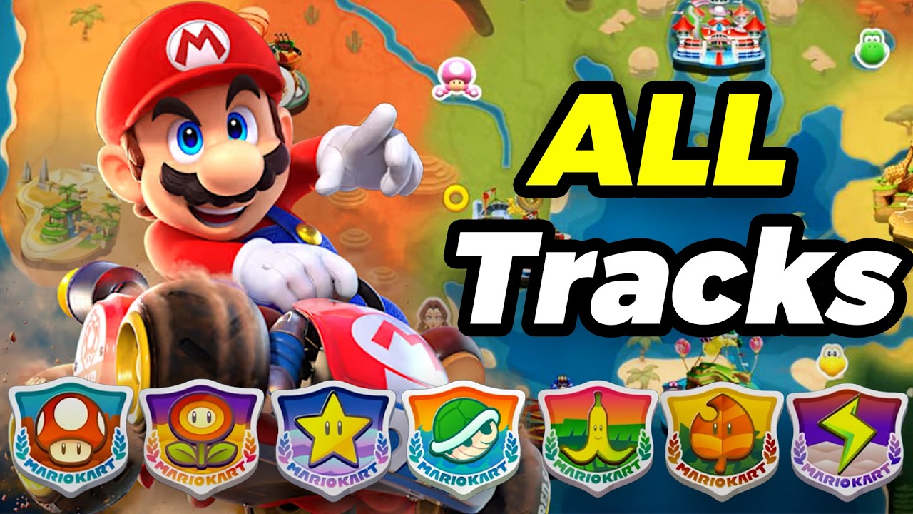 Mario Kart World - All Tracks So Far (Nintendo Switch 2) - YouTube