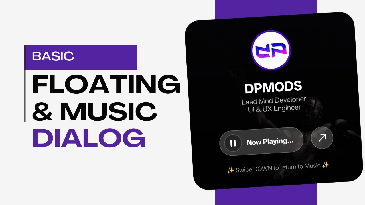 🔥 ULTIMATE iOS Glassmorphism Floating Player! Dialog | Smali & Classes ...