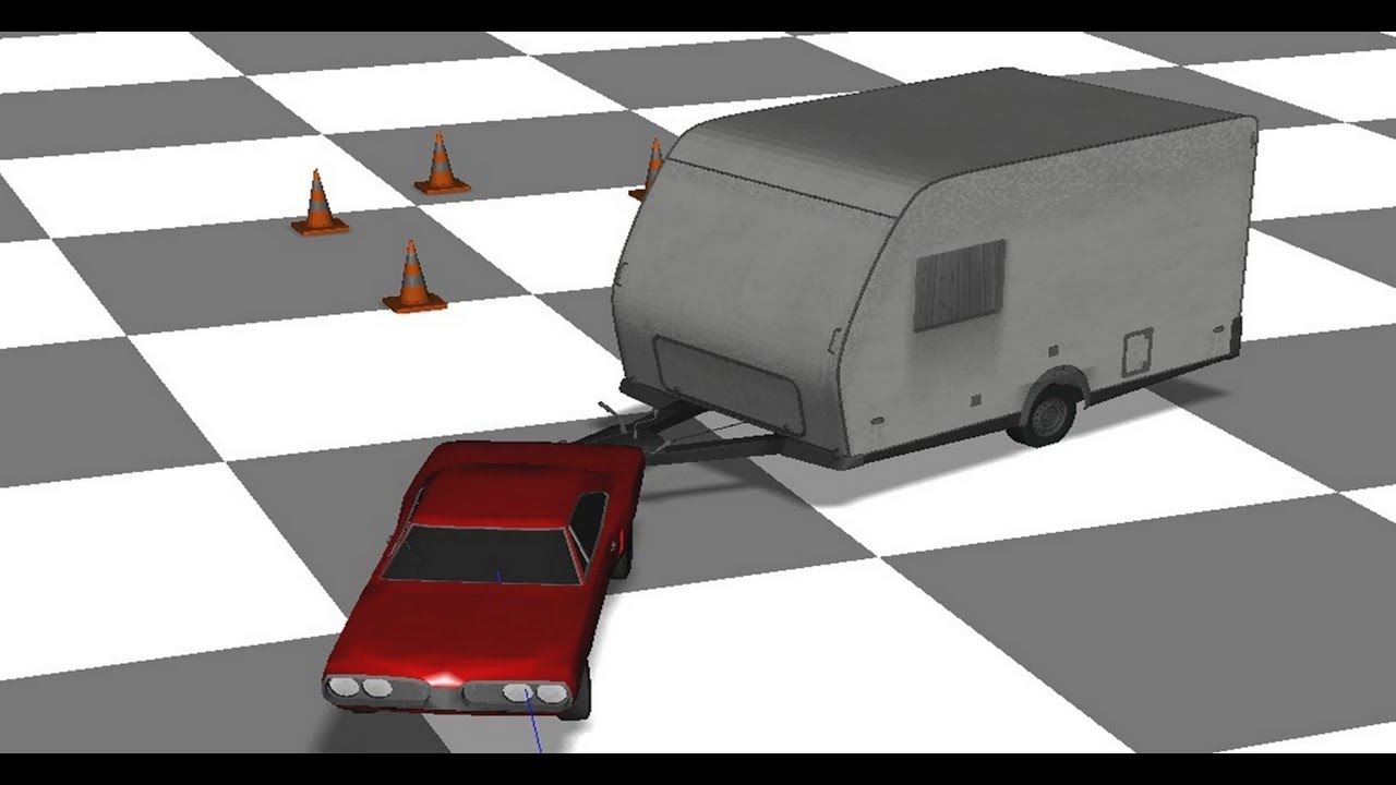 Autonomous Trailer Parking Algorithm - YouTube