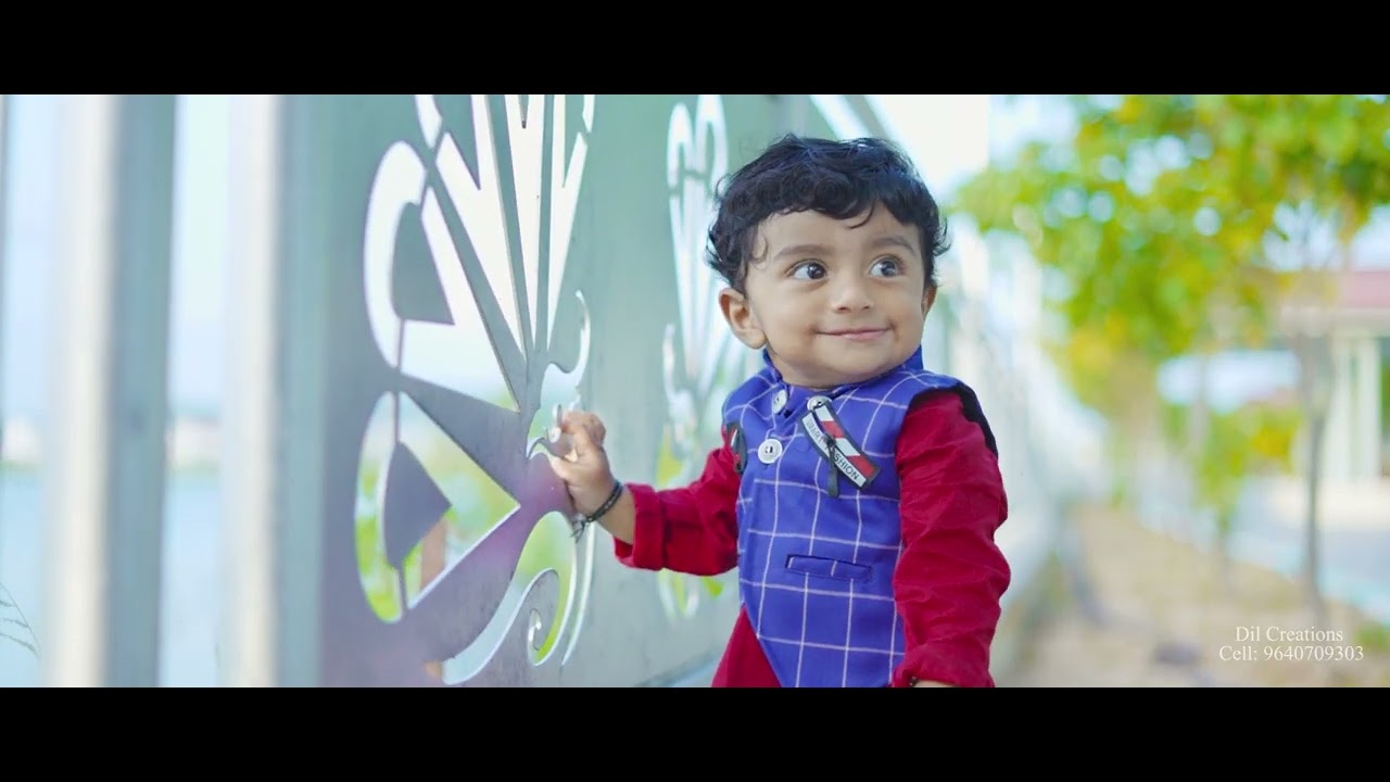 pre birthday songs shoot for baby boy shrithik 1st birthday shoot - YouTube