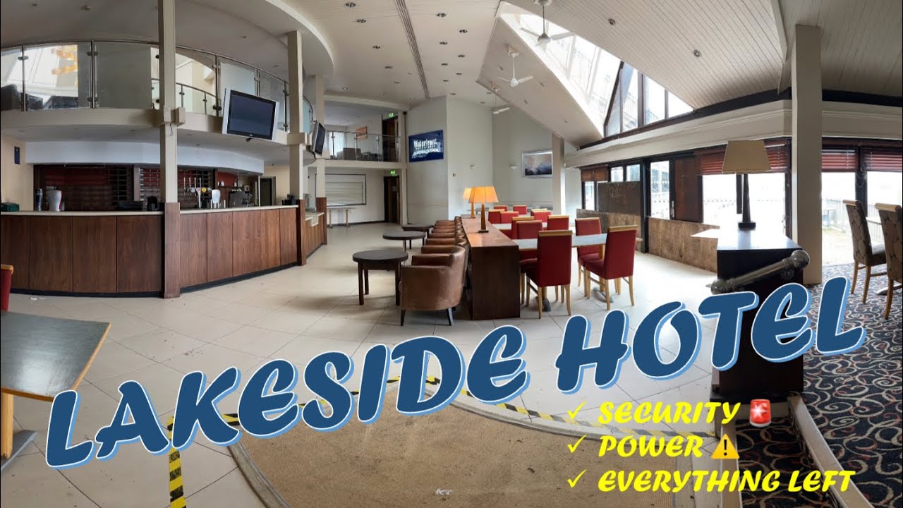 WE FOUND AN ABANDONED LAKESIDE HOTEL - WITH SECURITY, POWER & EVERYTHING LEFT BEHIND!! - YouTube