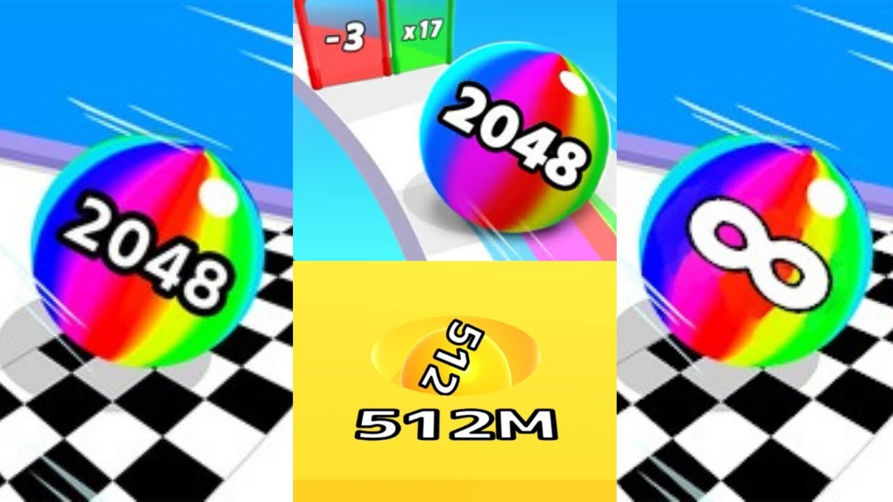 2048 | Ball Run 2048 vs Ball Run 3D - 2048 Ball Run vs Ball Run ...