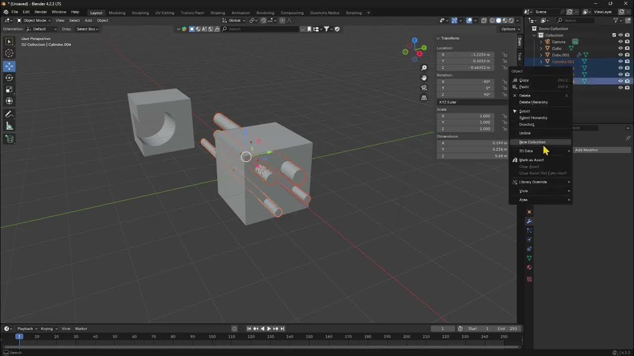 Videoguide - Add and Remove, Union and Subract, Boolean Modifier, Simple Operation, Multiple ...