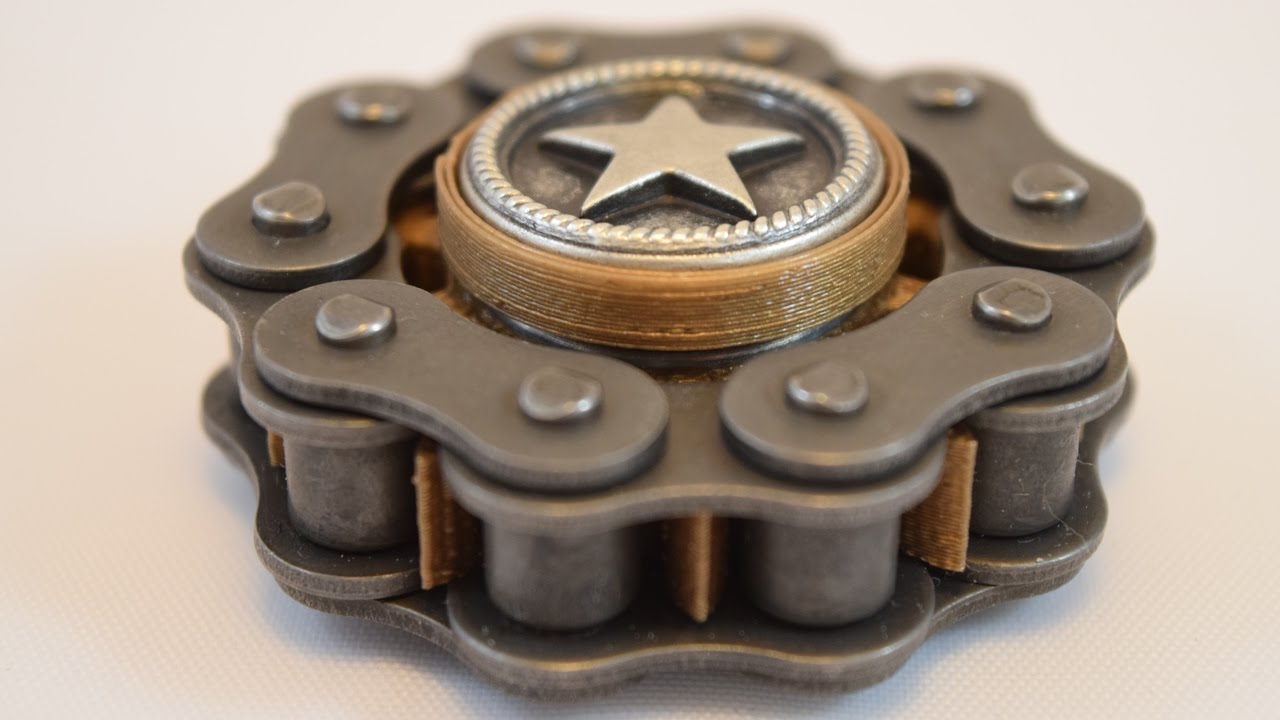 MINI BadBiker Hand Spinner Fidget Spinner toy - YouTube