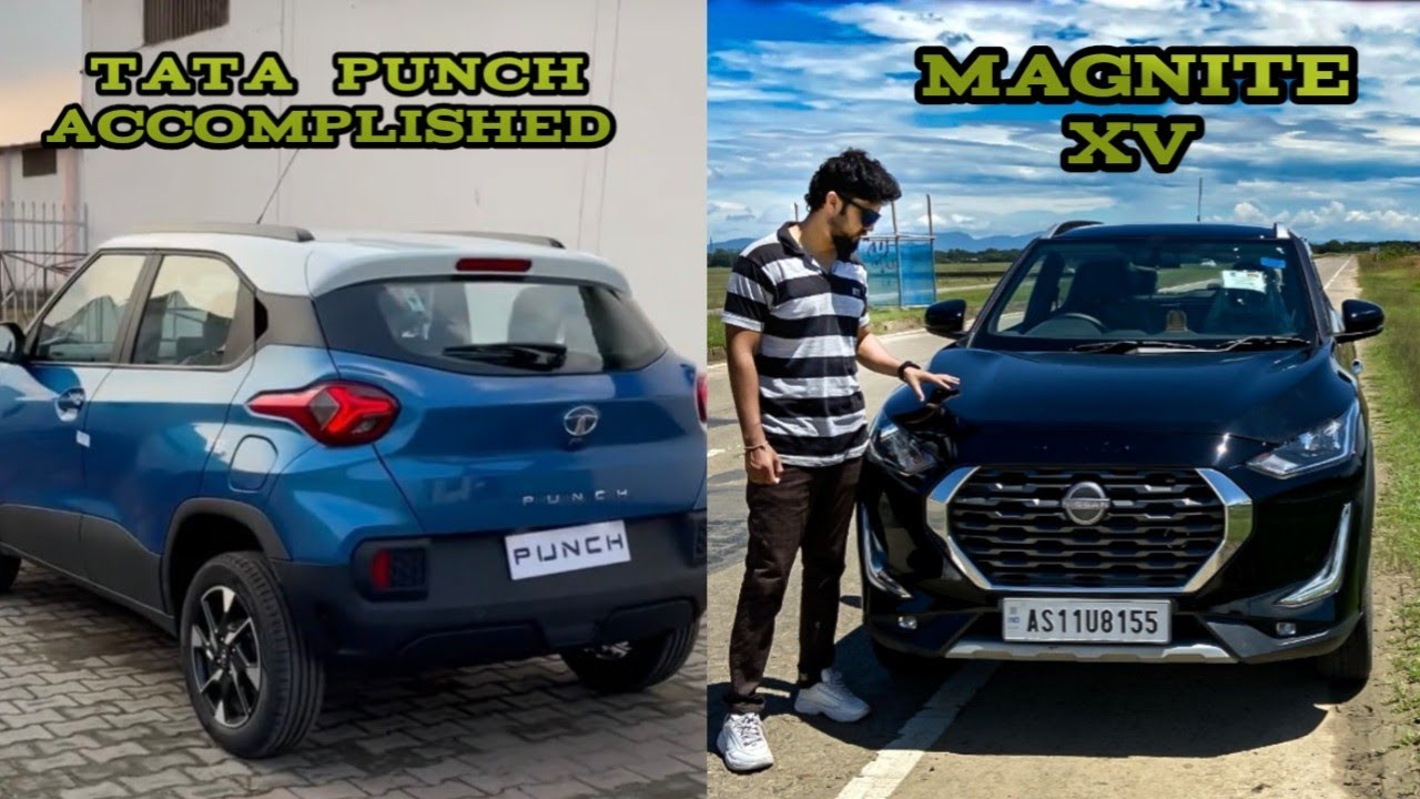 Nissan Magnite XV Vs Punch Accomplished | Magnite Vs Punch 2nd Top ...