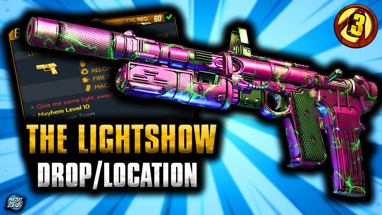 HOW TO GET THE LIGHT SHOW! - (GET THIS ASAP) - Borderlands 3 legendary ...