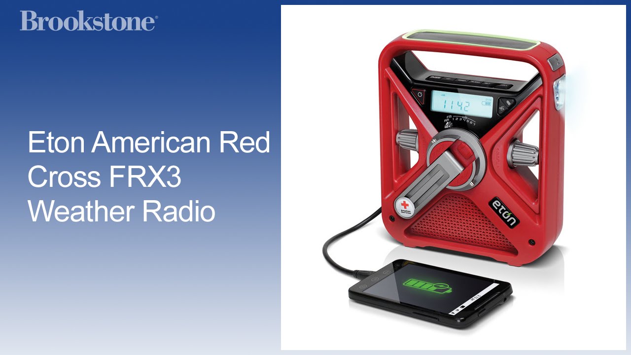 Etón American Red Cross FRX3 Weather Radio - YouTube