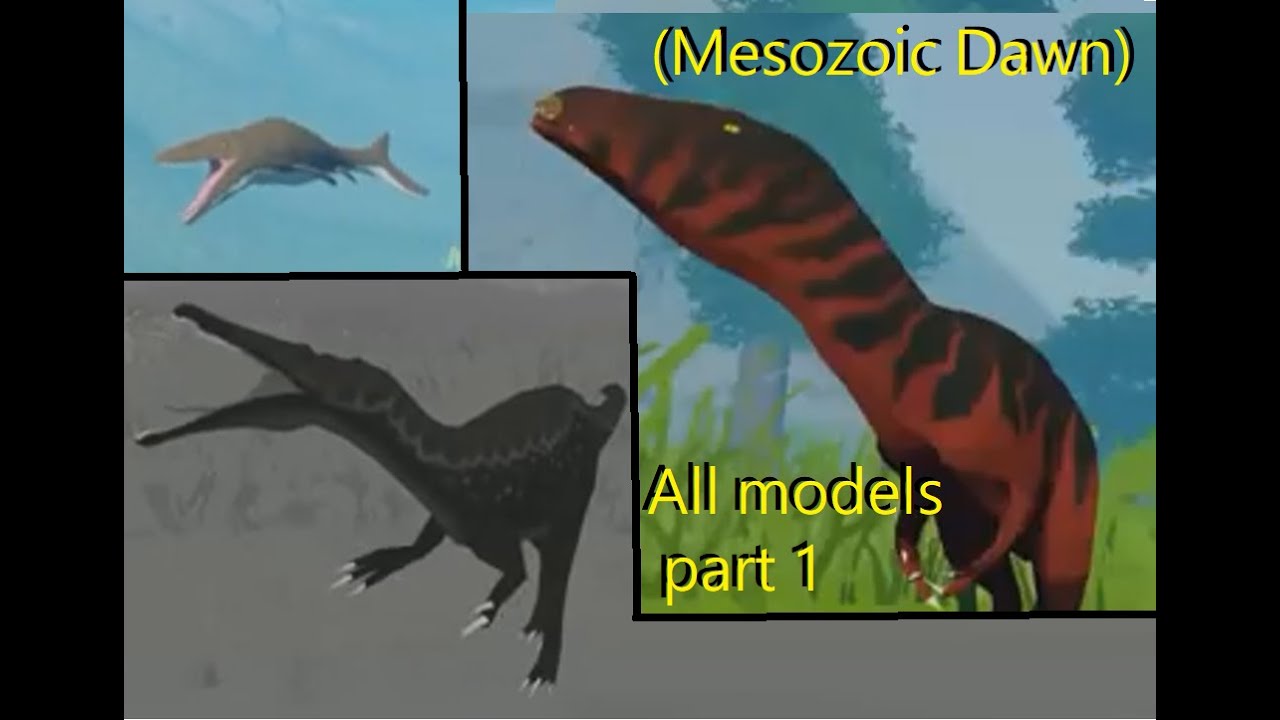 (Mesozoic Dawn) Mostrar os modelos part 1 - YouTube