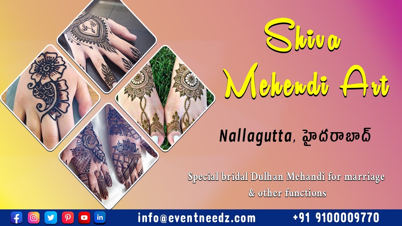 Shiva Mehendi Art | Bridal Mehendi Artist | Mehendi Artist | Hyderabad ...