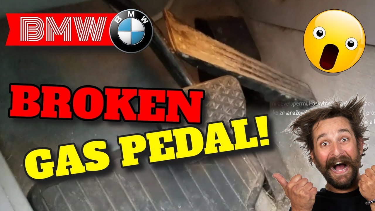 BMW Broken Gas Pedal - Fixing My BMW E60 530xi Gas Pedal DIY - YouTube