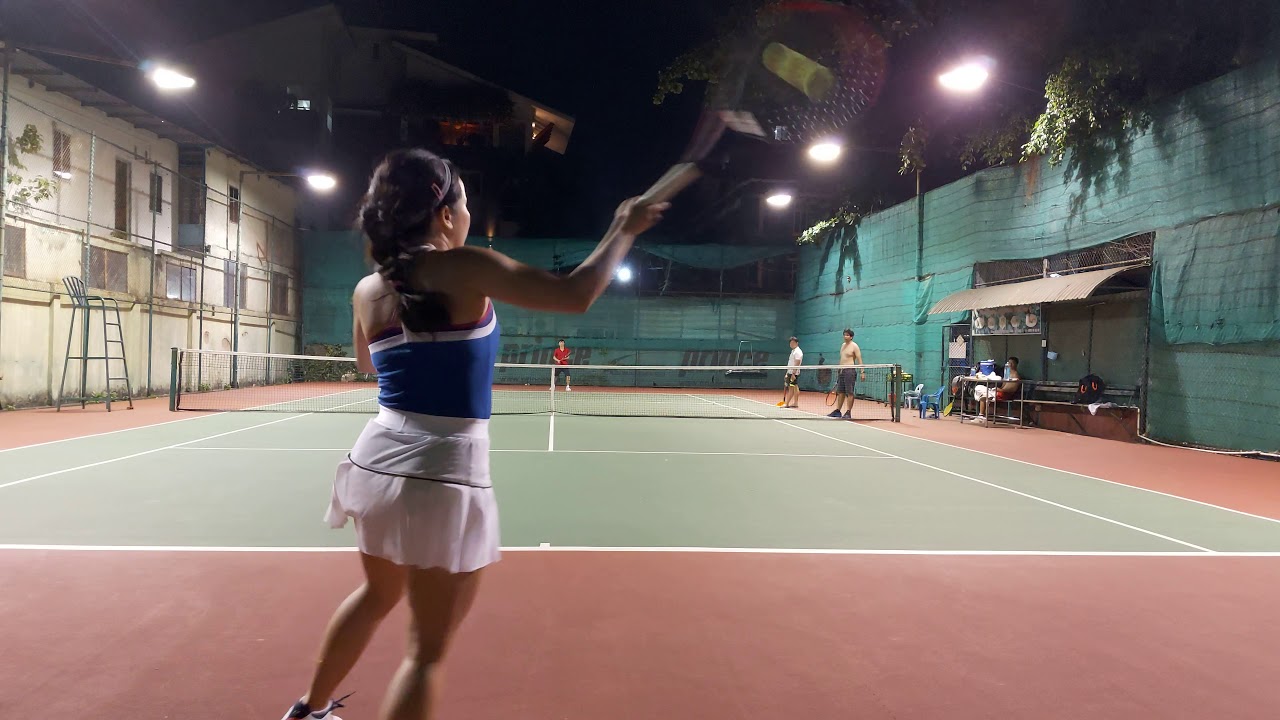 Cách tuyển nữ tennis vn retour - YouTube