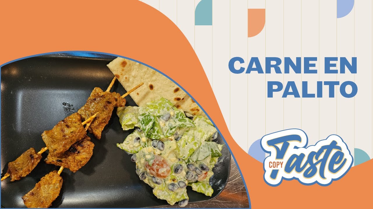 Palito De Carne Arroz Con Menestra Y Carne En Palito (pinchos)