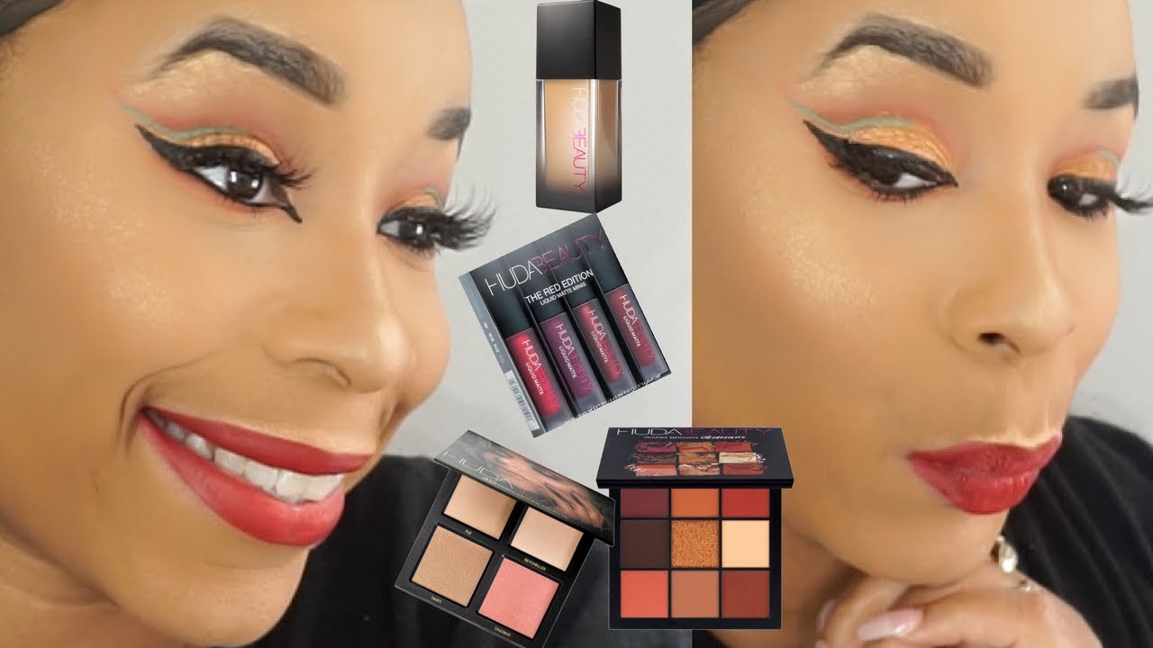 Issa Huda Beauty Makeup Look | Huda Beauty FauxFuilter Foundation - YouTube
