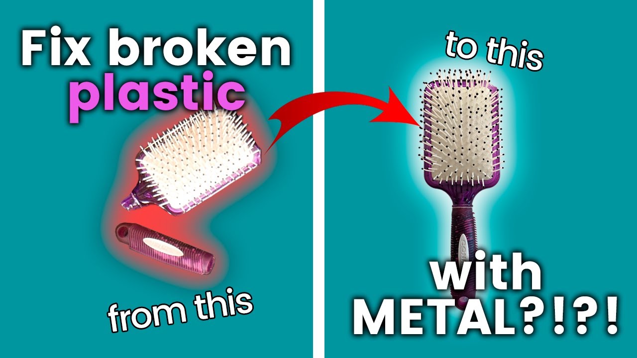 How to PERMANTLY repair broken plastic with adhesives and METAL ...
