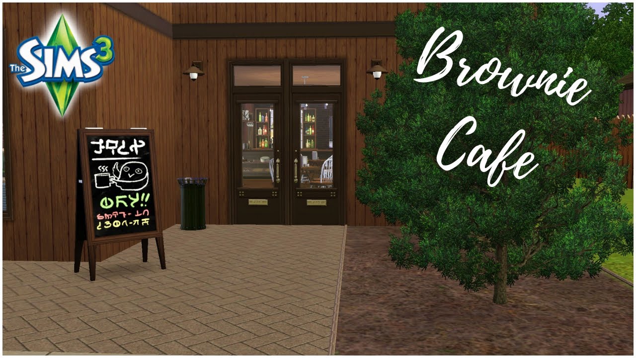 Brownie Cafe - The Sims 3 | Speed Build 💚 - YouTube