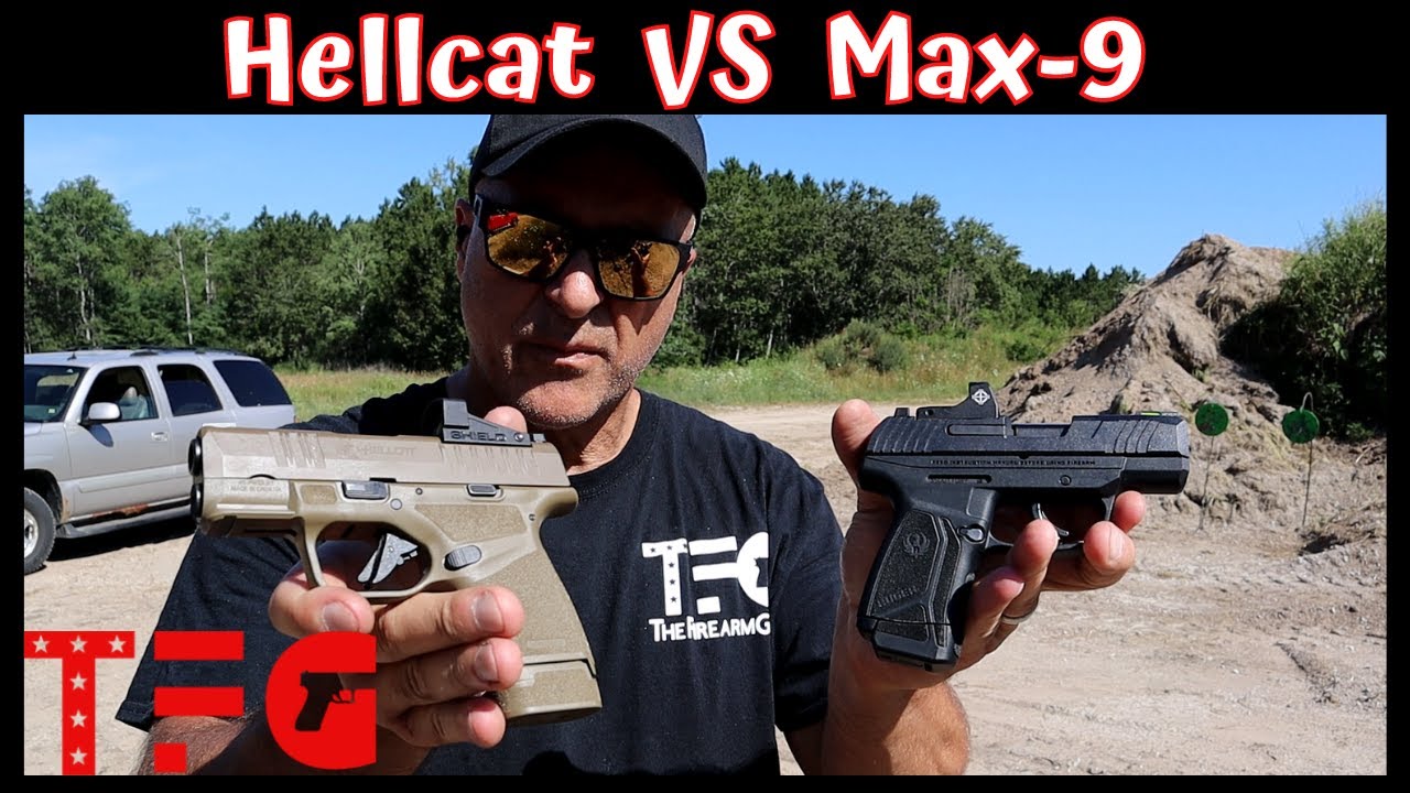Springfield Hellcat VS Ruger Max-9 - TheFirearmGuy - YouTube