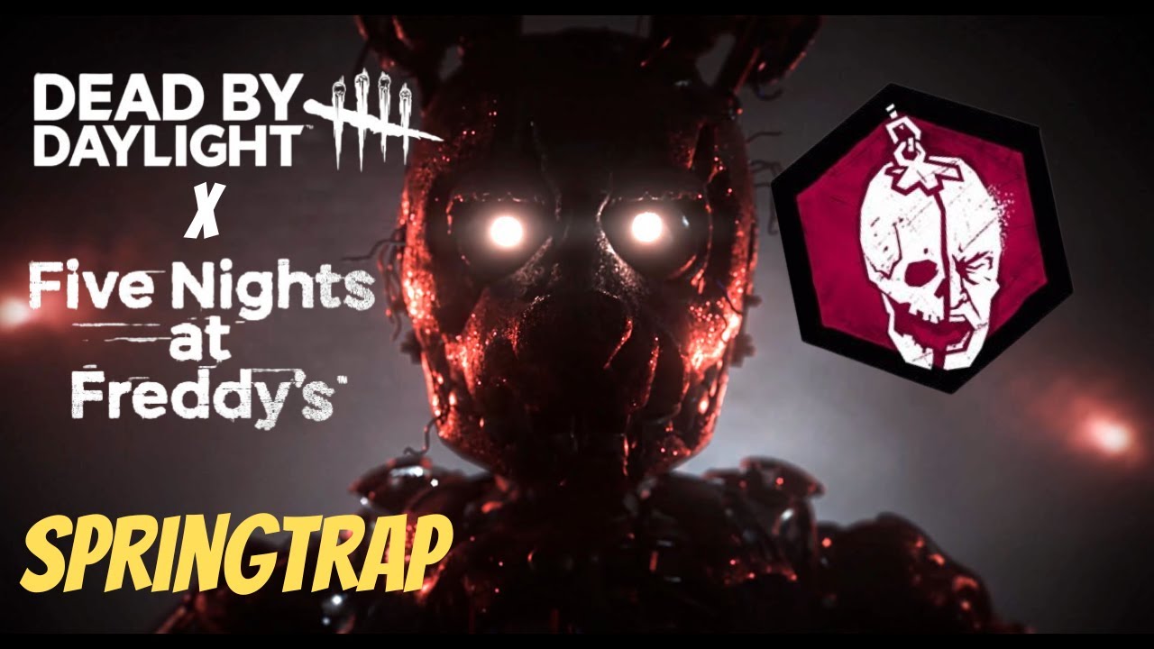 Springtrap Killer Gameplay - Lobby Animation, Perks, Power & Mori in ...