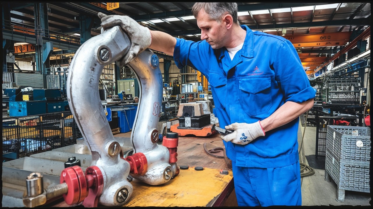 Giantantic Bow Shackle Forging Process in Factory! Inside a Large ...