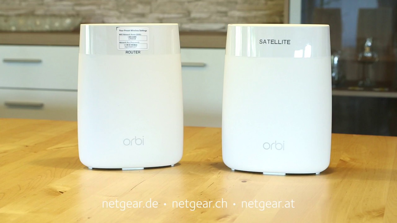NETGEAR Orbi - Installationstutorial an einem Speedport W 724V - YouTube