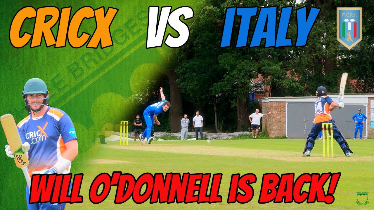 WILL O'DONNELL IS BACK! | Italy vs CricX | T20 Highlights - YouTube